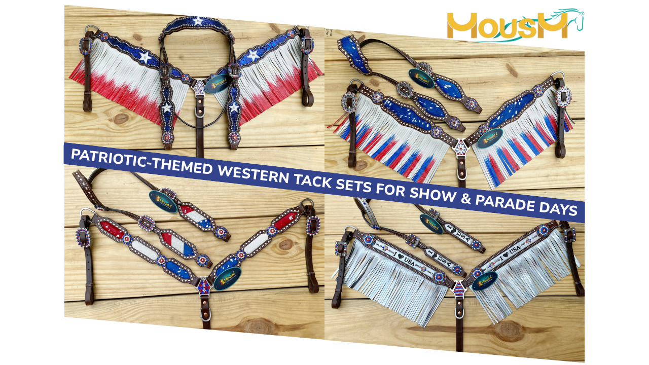 Ride with Pride: Patriotic-Themed Western Tack Sets for Show & Parade ...