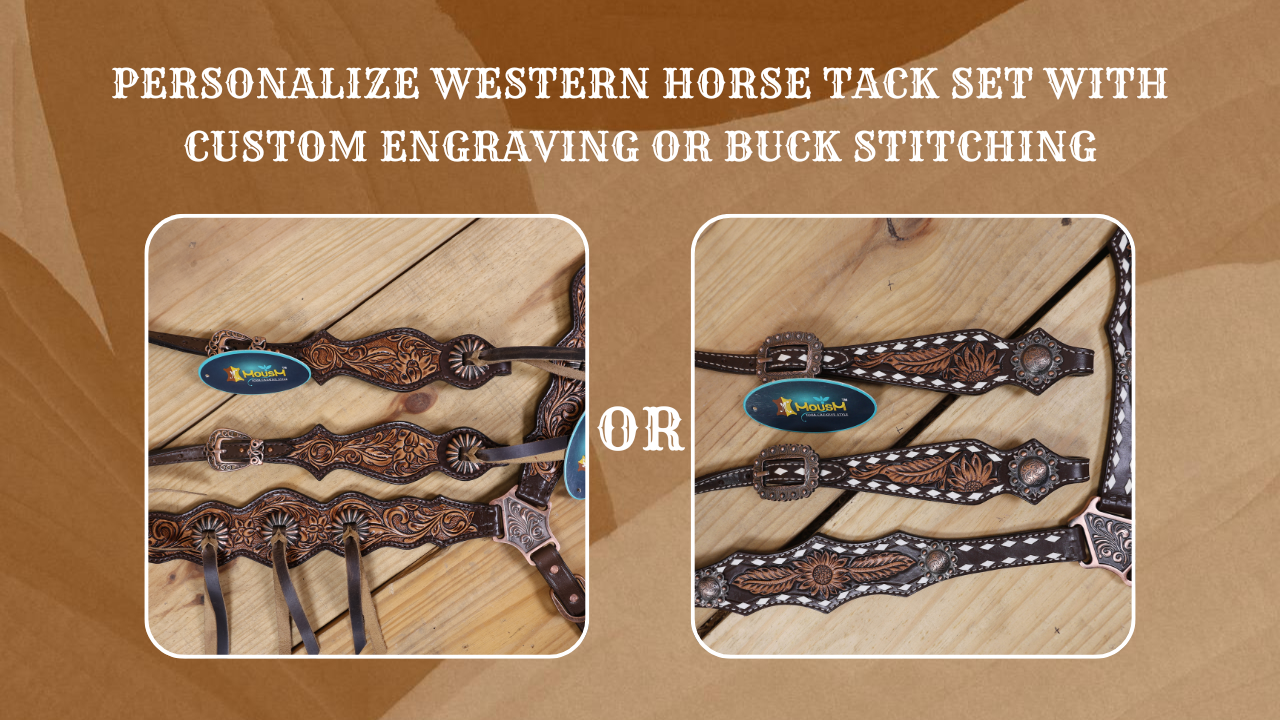 How to Personalize Western Horse Tack Set with Custom Engraving or Sti ...